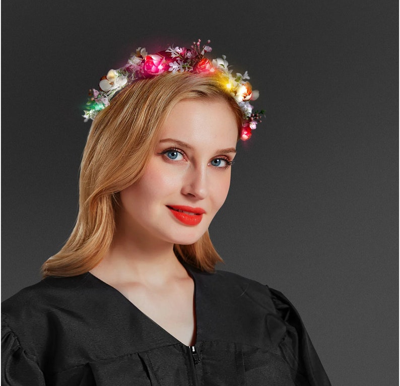 Graduation Flower Crown | Graduation Cap | Class of 2025 | Handmade - Etsy