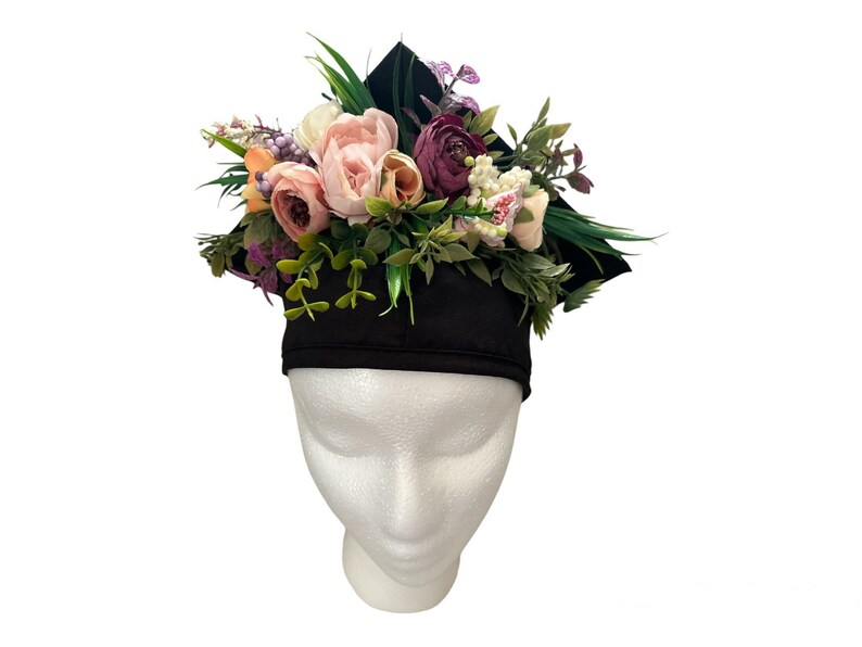 Graduation Flower Crown Graduation Cap Class of 2024 Flowers Light up ...