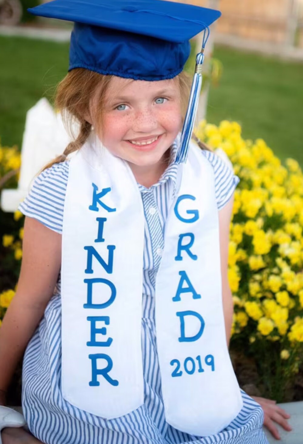 Child Custom Graduation Stole | Personalized Kindergarten Stole ...
