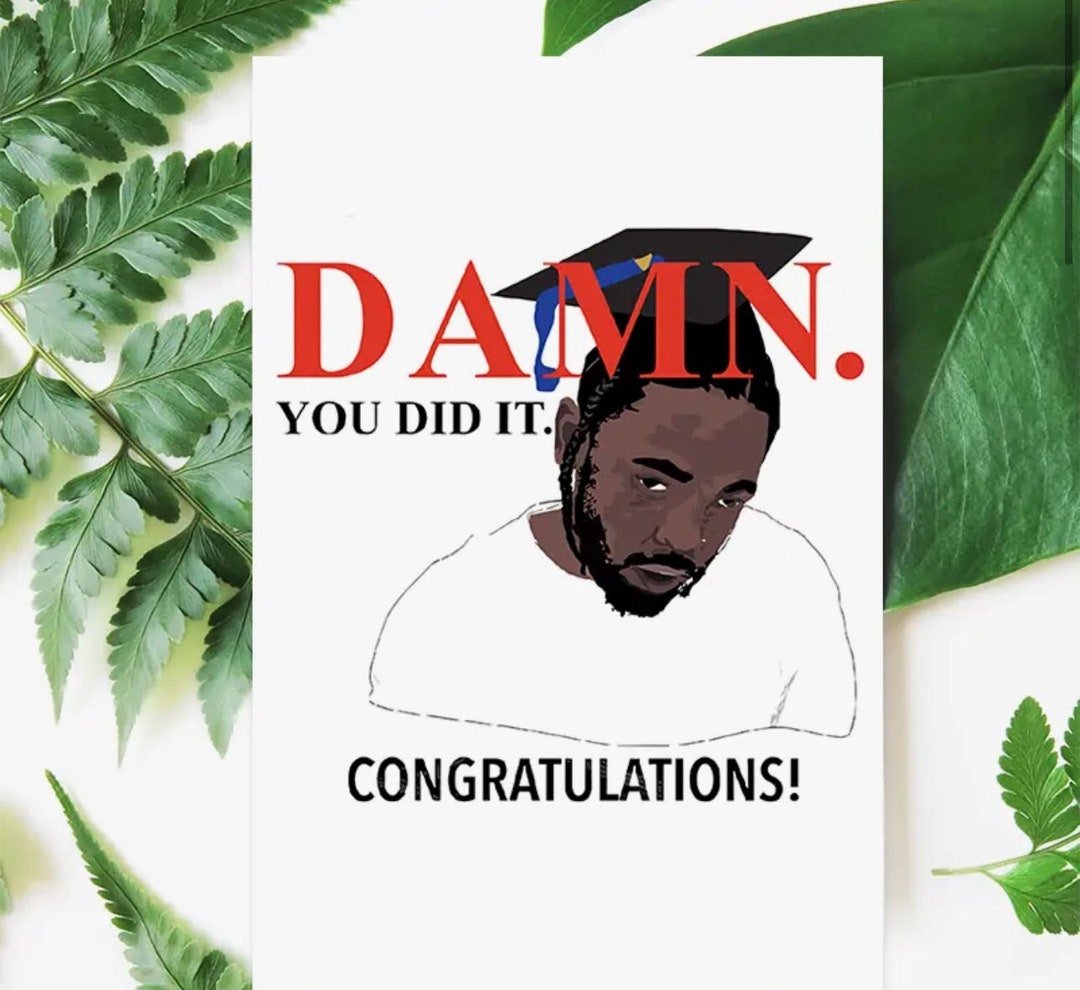 Graduation Card Funny Cards Rapper Cards Gifts for Him Class of 2024 ...