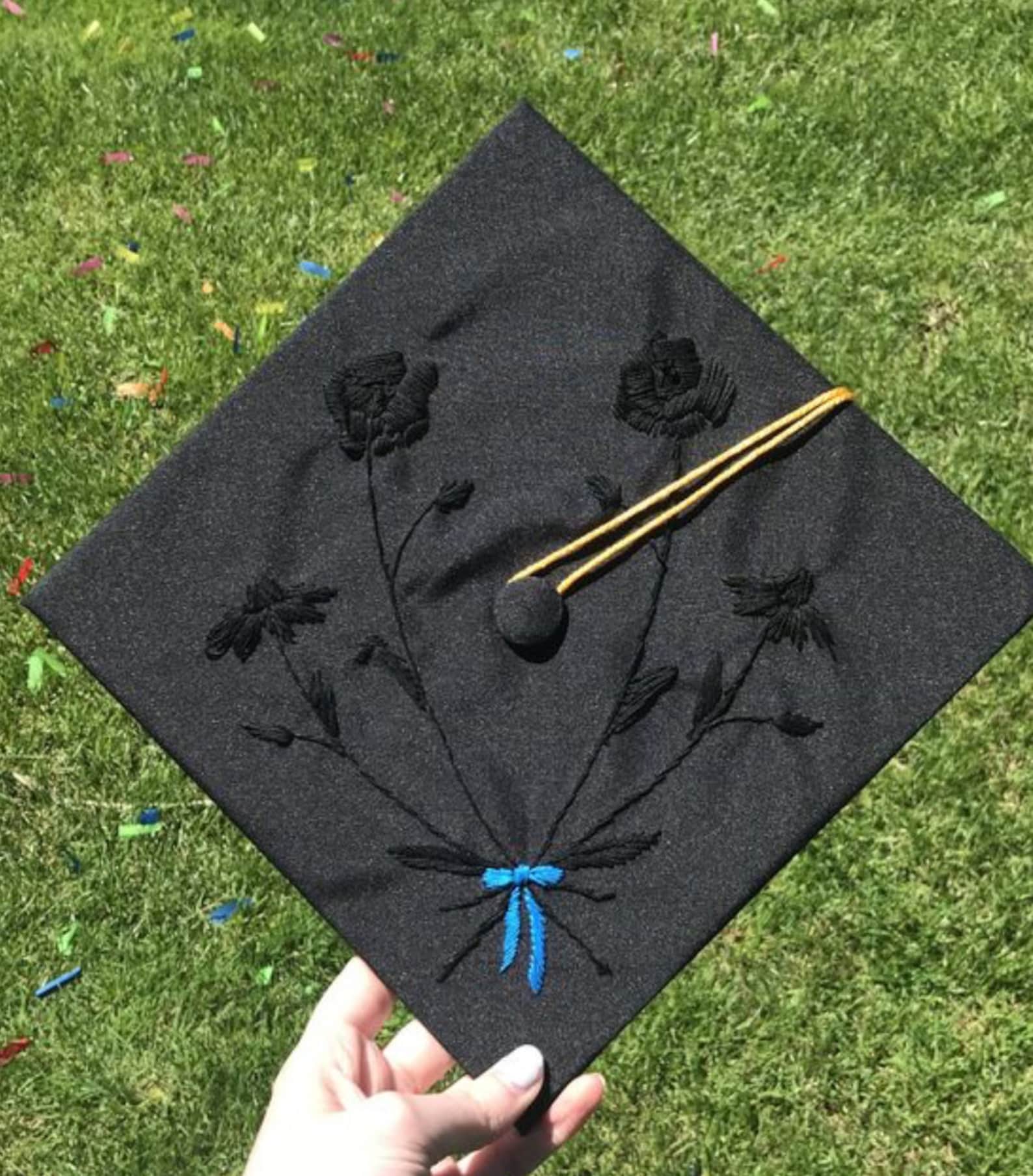 Custom Graduation Cap | Embroidery Graduation Cap | Personalized ...