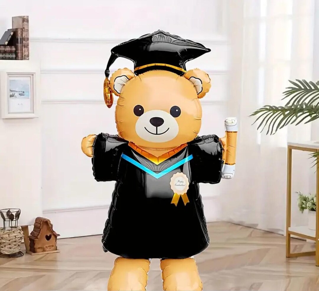 Graduation Balloon | Giant Grad Bear Balloon | Graduate Celebration ...