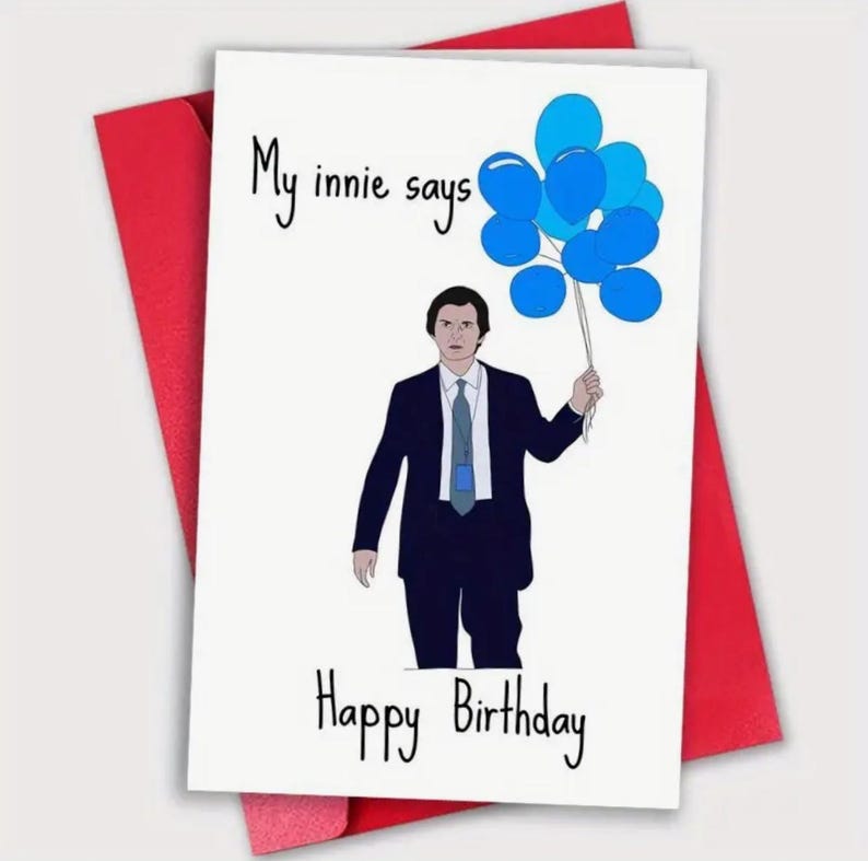 Severance Happy Birthday Card | Lumon Industries, Funny Card, Innie ...