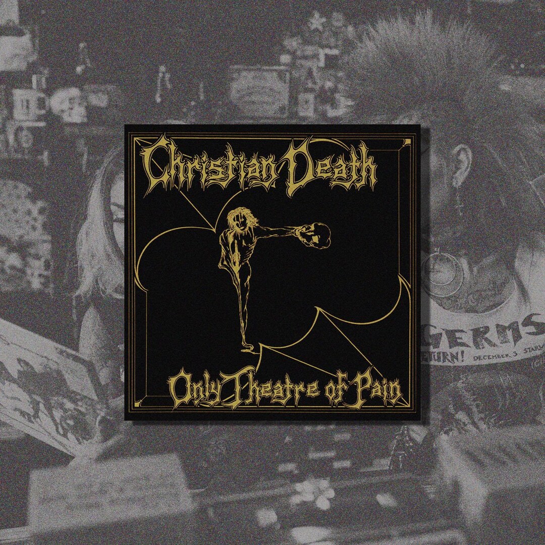 Christian Death Only Theatre of Pain Die Cut Vinyl Sticker Laptop Water ...