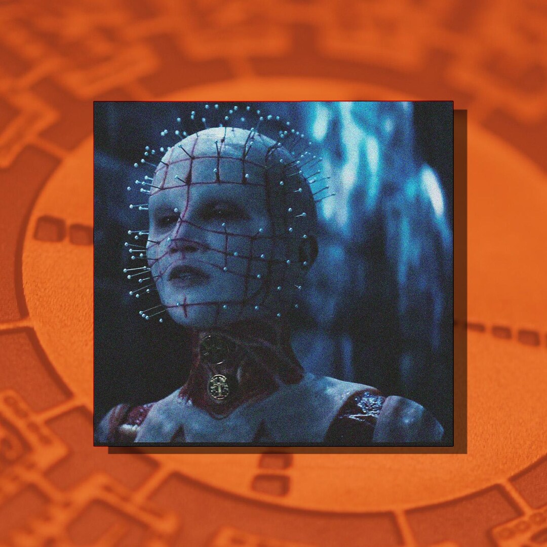 Hellraiser 2022 the Priest Cenobite Sticker Square Laptop Water Bottle ...