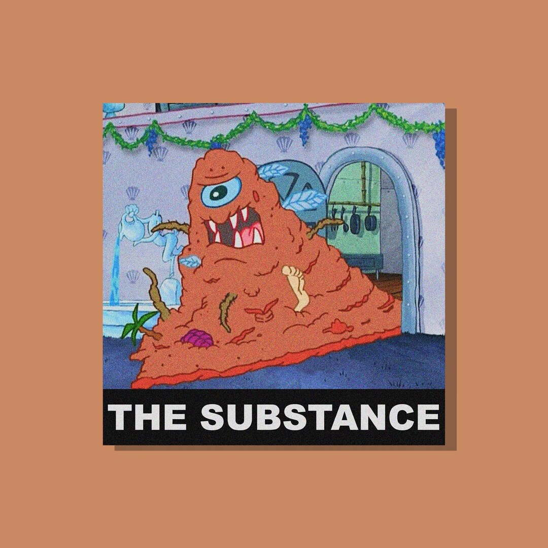 The Substance Square Cut Sticker, Laptop, Water Bottle, Film, Funny ...