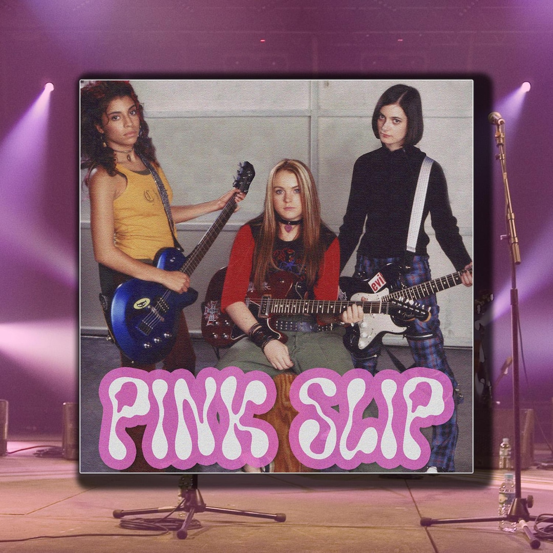 Freaky Friday Pink Slip Band Vinyl Sticker Laptop Water Bottle, Trendy ...