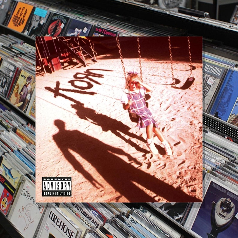 Korn Debut Album Vinyl Sticker Laptop Water Bottle, 90's Nu Metal Alt ...