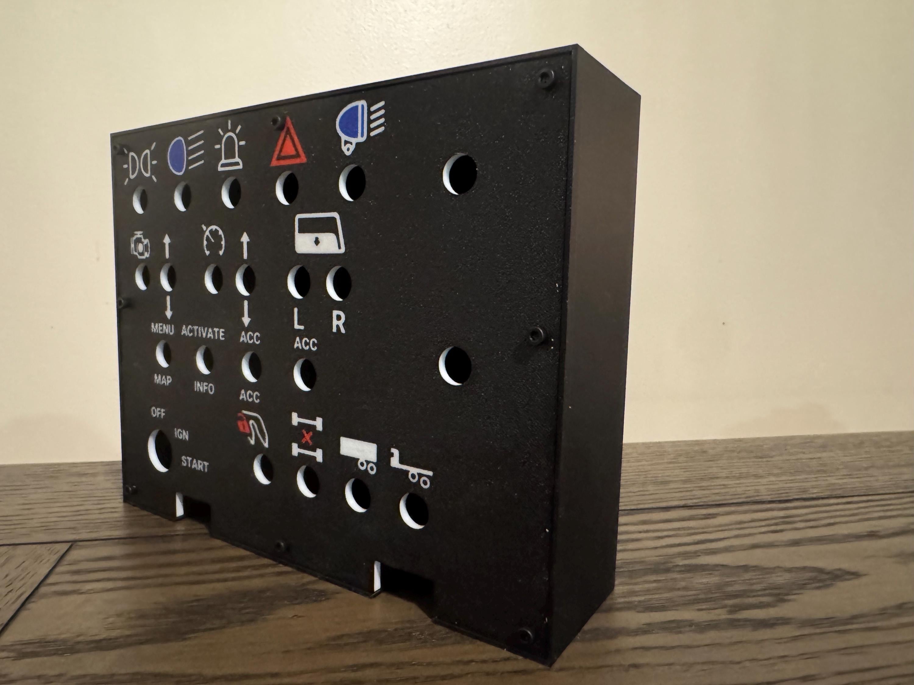 Ats/ets Truck Simulator DIY Button Box With Custom Face Panels. - Etsy
