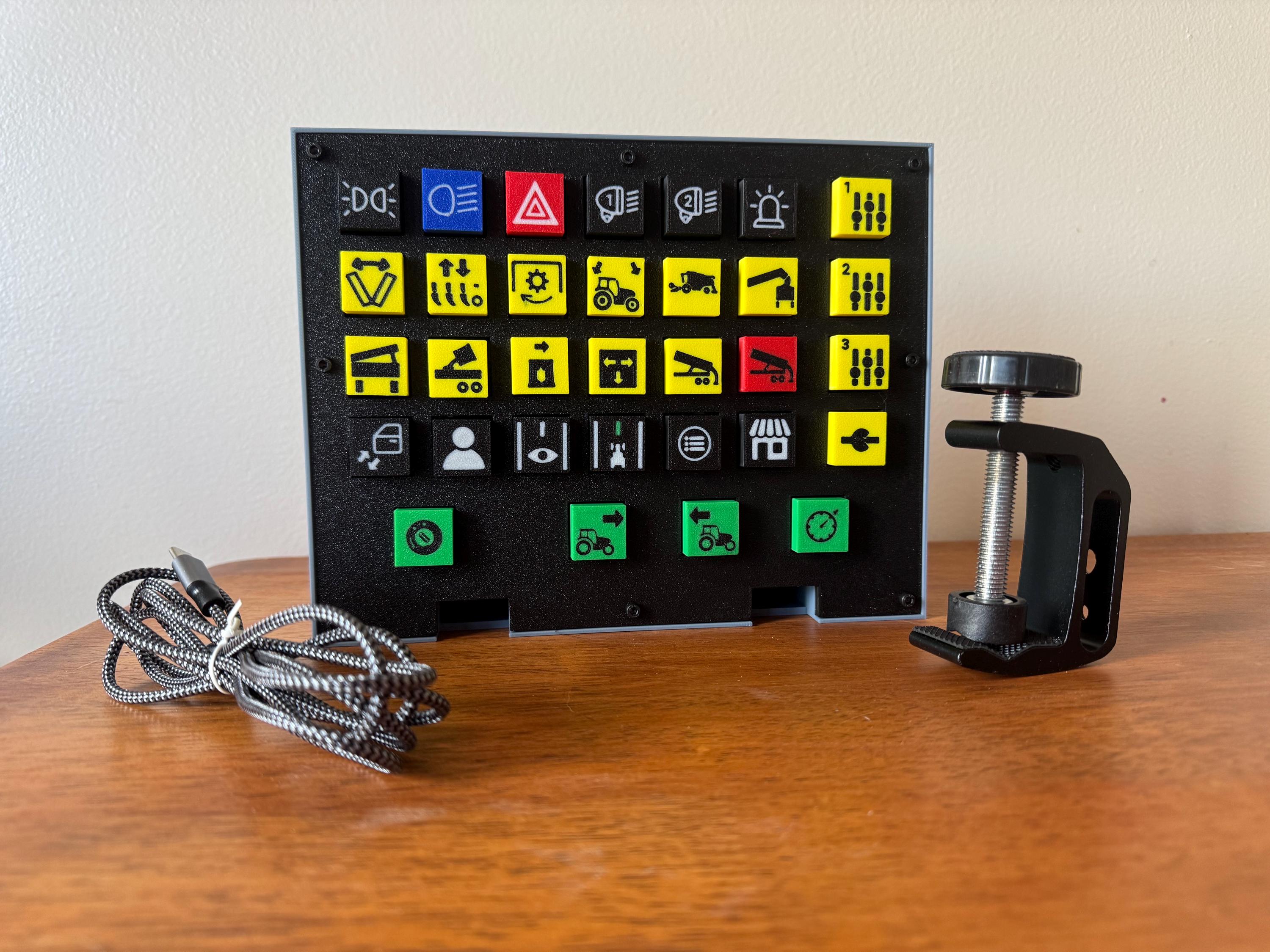 Farming Simulator Pc 32 Function Button Box With Customized Lettering ...