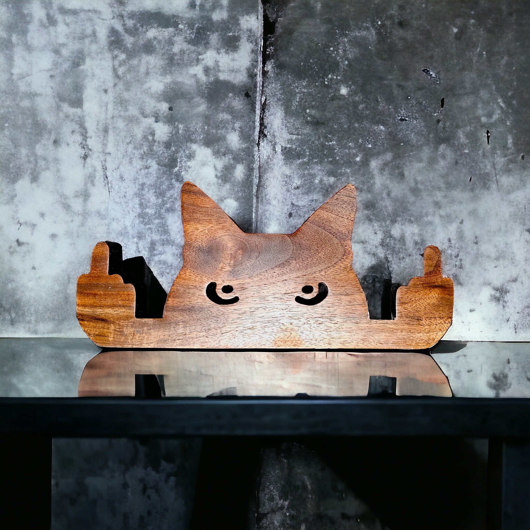 Middle Finger Cat Laser and CNC File - Etsy