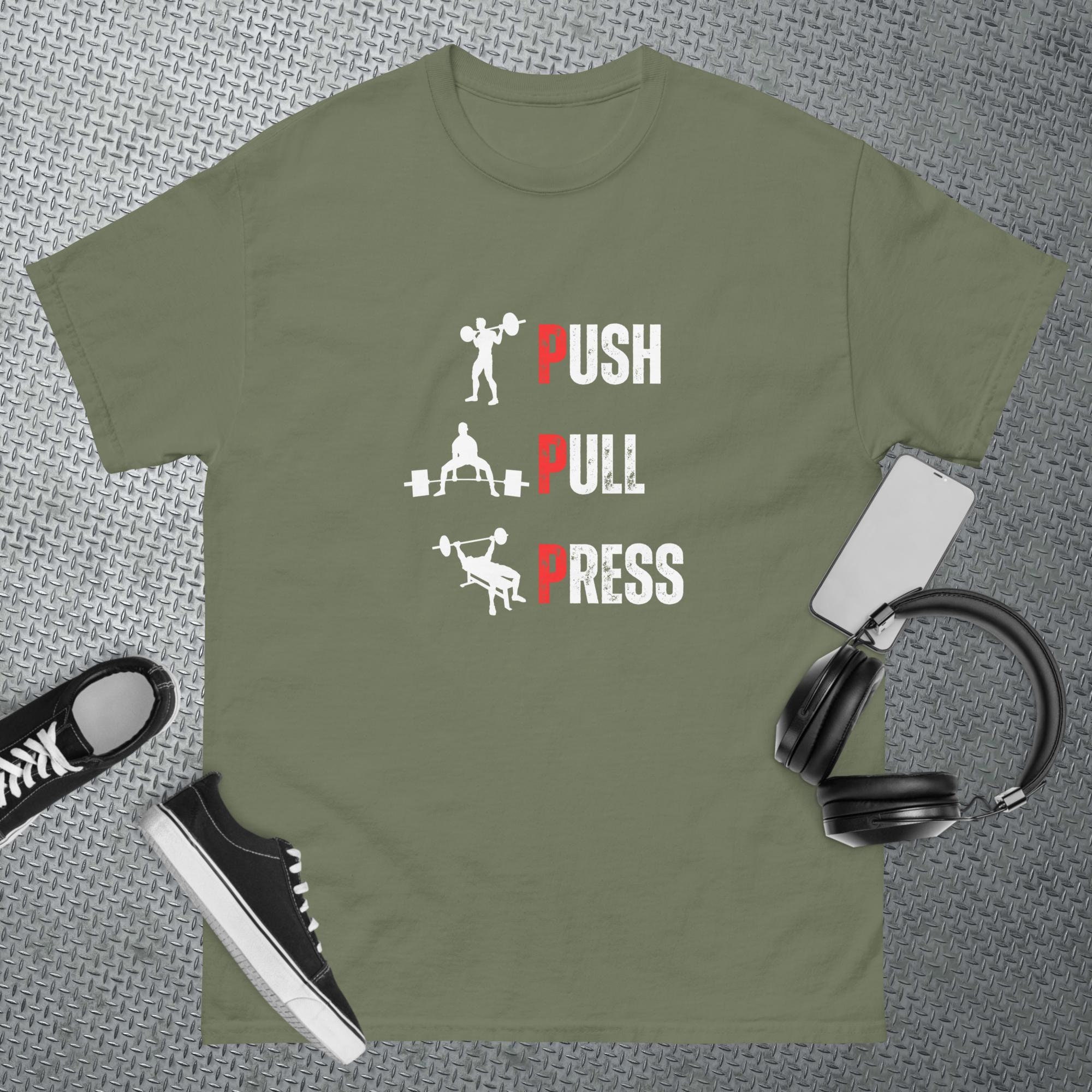 Gym, Weightlifting, Push Pull Press, Men's Classic Tee the Crimson Celt ...