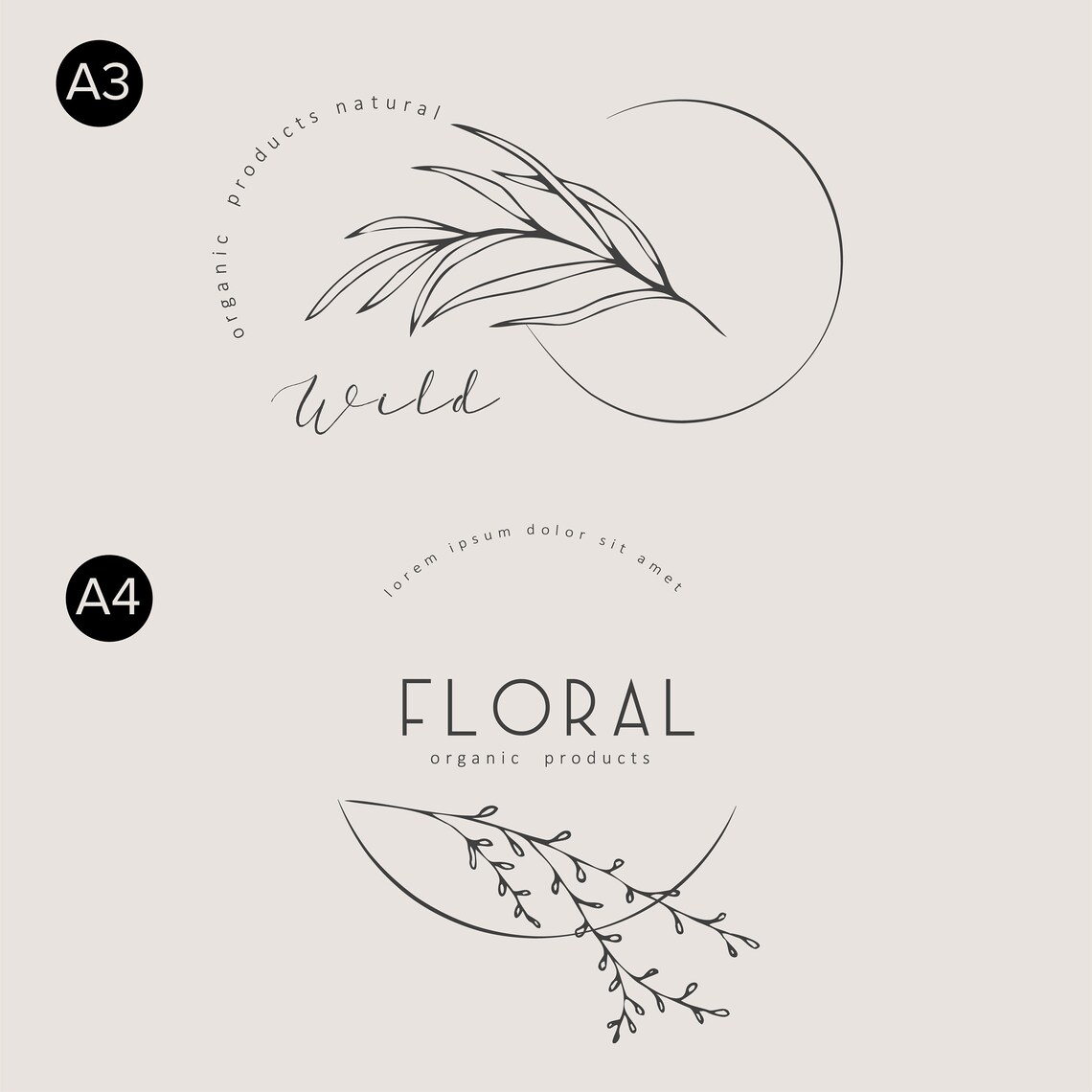 Graphic Design, Custom Logo, Floral Logo, Logo Maker, Custom Logo ...