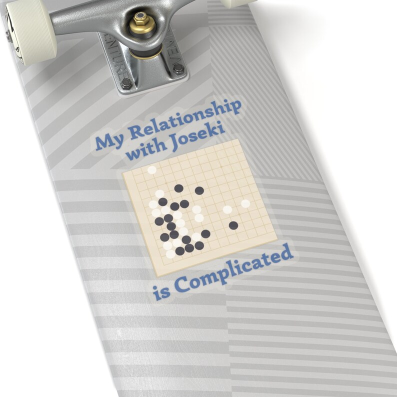 My Relationship With Joseki is Complicated Funny Go Sticker, Baduk ...