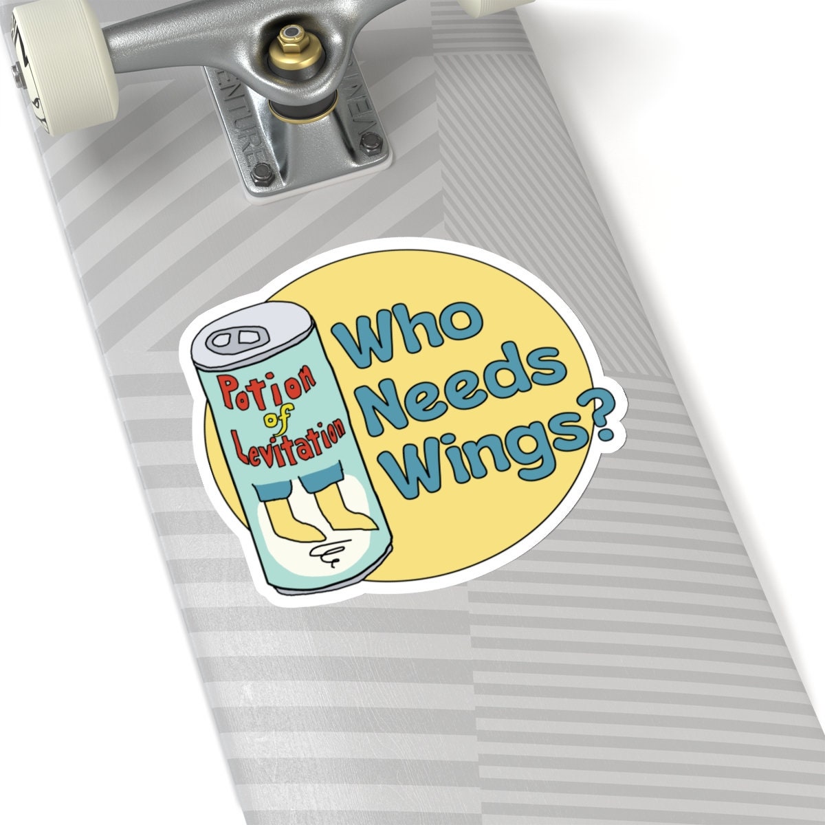 Potion of Levitation Sticker, Who Needs Wings? Magic Item Sticker ...