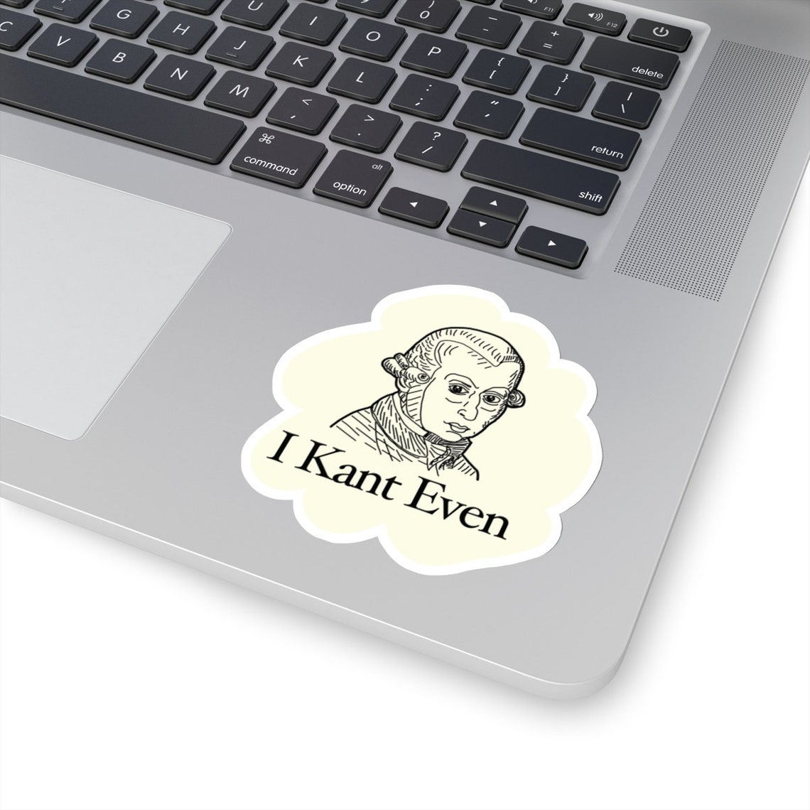 I Kant Even Funny Philosopher Sticker, Humorous Decal for Philosphy ...
