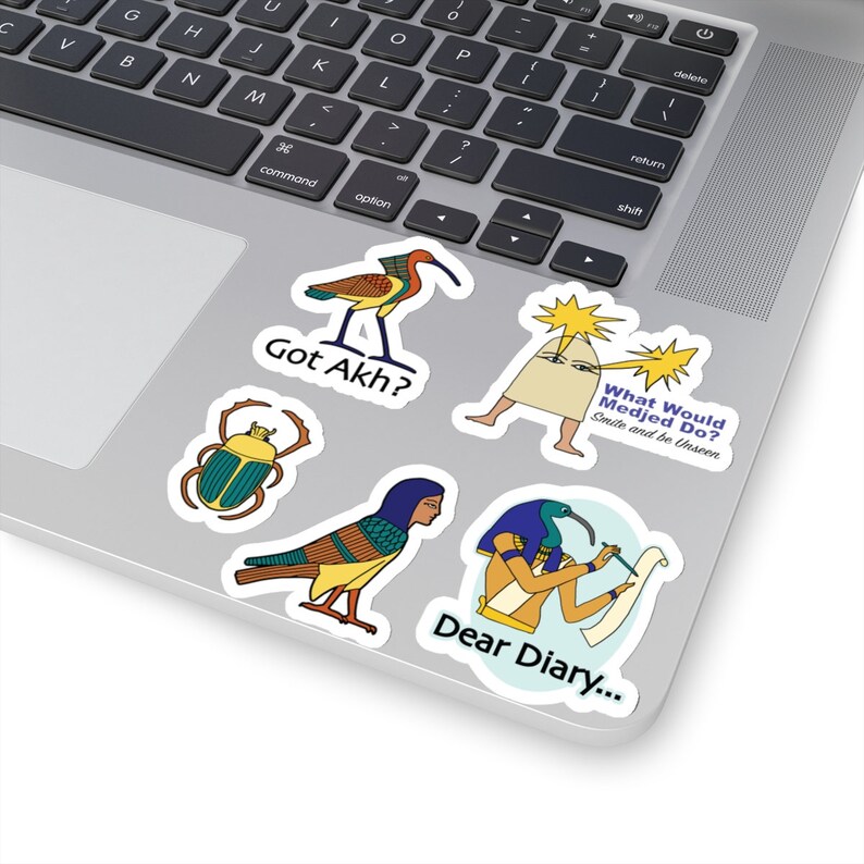 Ancient Egypt Sticker Sheet, What Would Medjed Do, Thoth Dear Diary ...