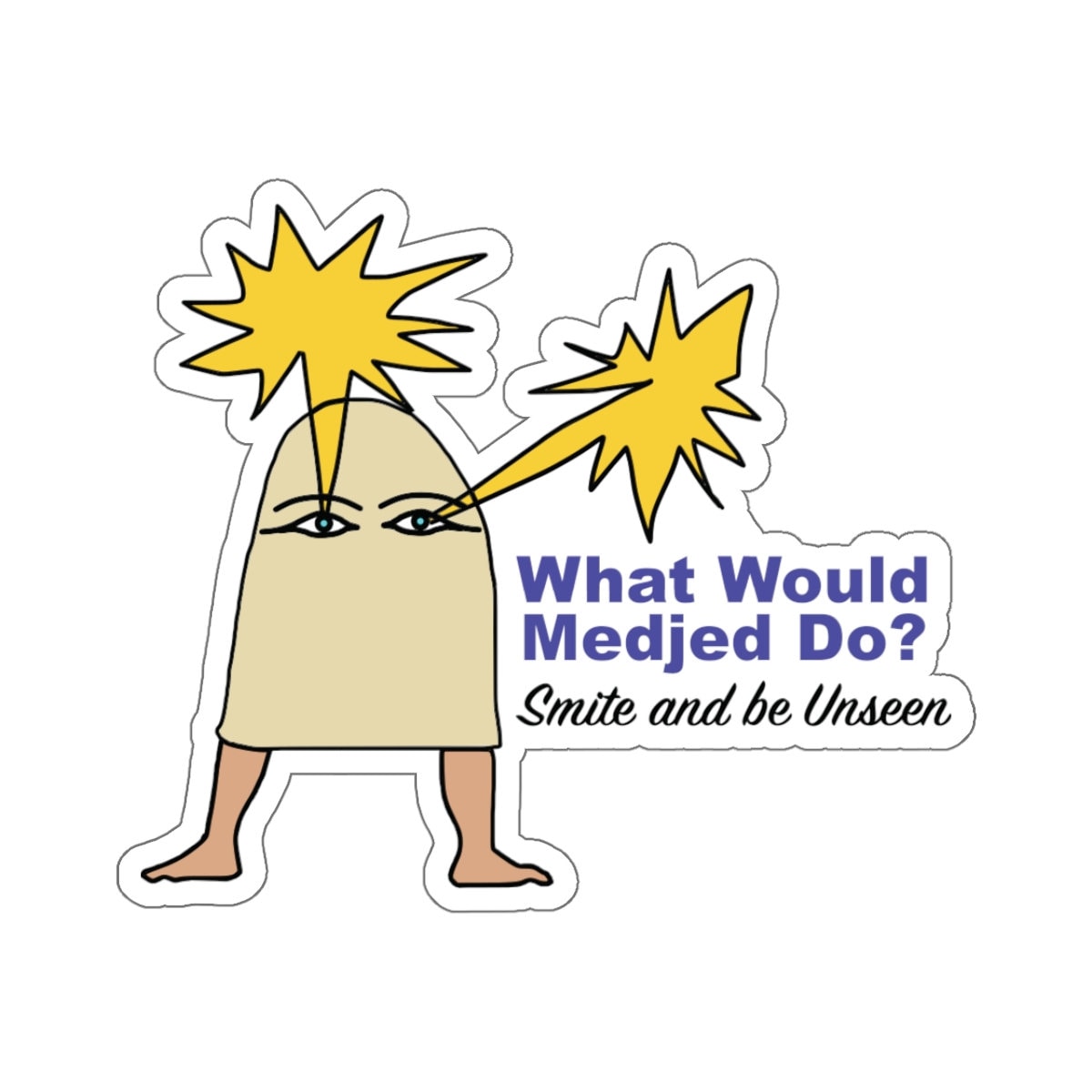 What Would Medjed Do Sticker, Ancient Eqyptian God, Egyptology, Egypt ...