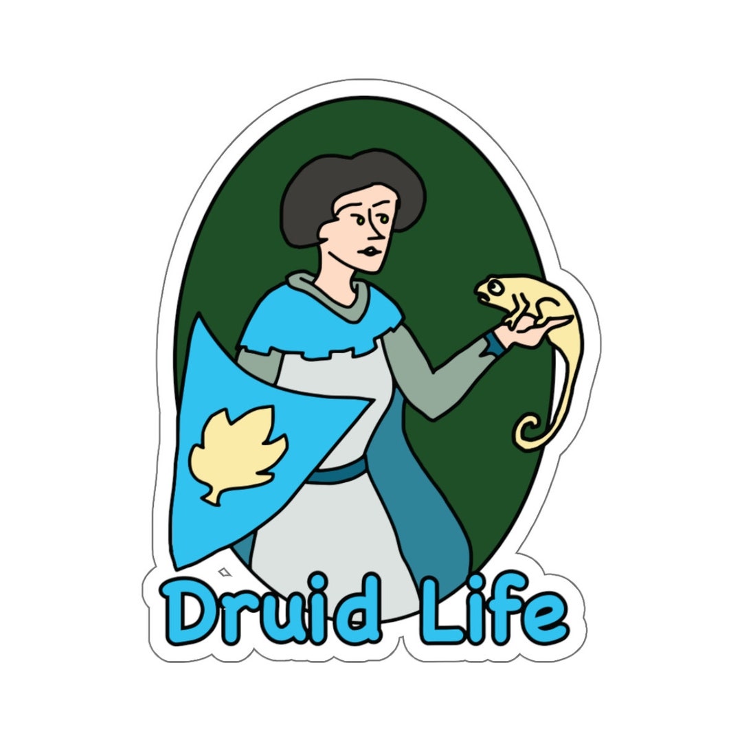 Druid Life Sticker, Speak With Animals Spell Sticker, Druid Class ...