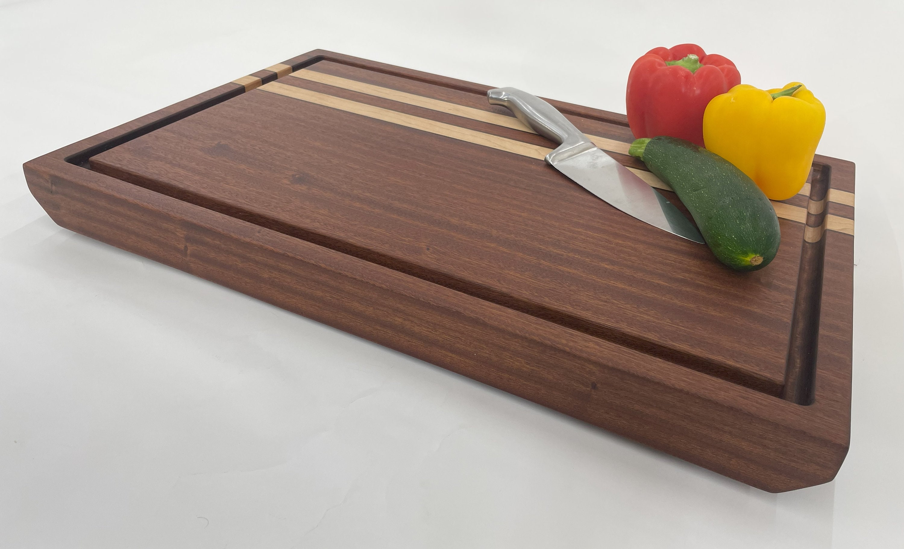 Large Handmade Oversized Cutting Board, Thick Handcrafted Edge Grain ...