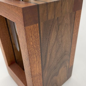 Sleek Modern Knife Rack, Beautiful Hardwood Knife Block, Unique Kitchen ...
