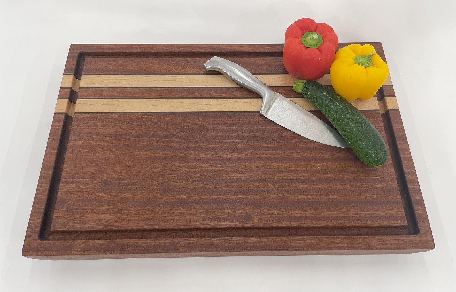 Large Handmade Oversized Cutting Board, Thick Handcrafted Edge Grain ...