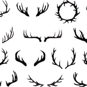 Deer Antlers SVG, Deer Antlers Clipart, Antlers Svg, Deer Antlers Cut ...