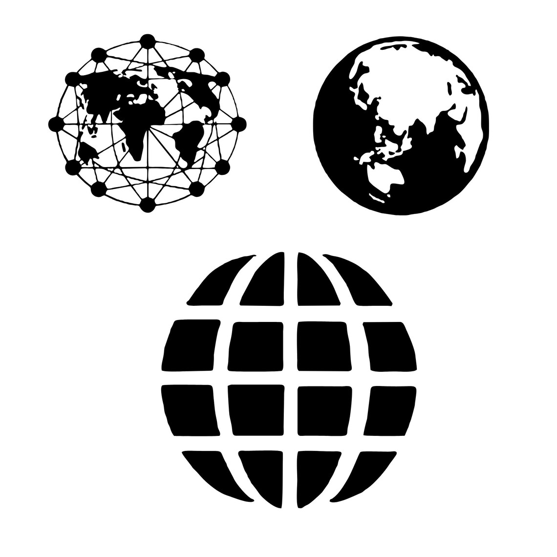 Globe Svg Bundle, Globe Clipart, World Globe Vector, Planet Decal ...