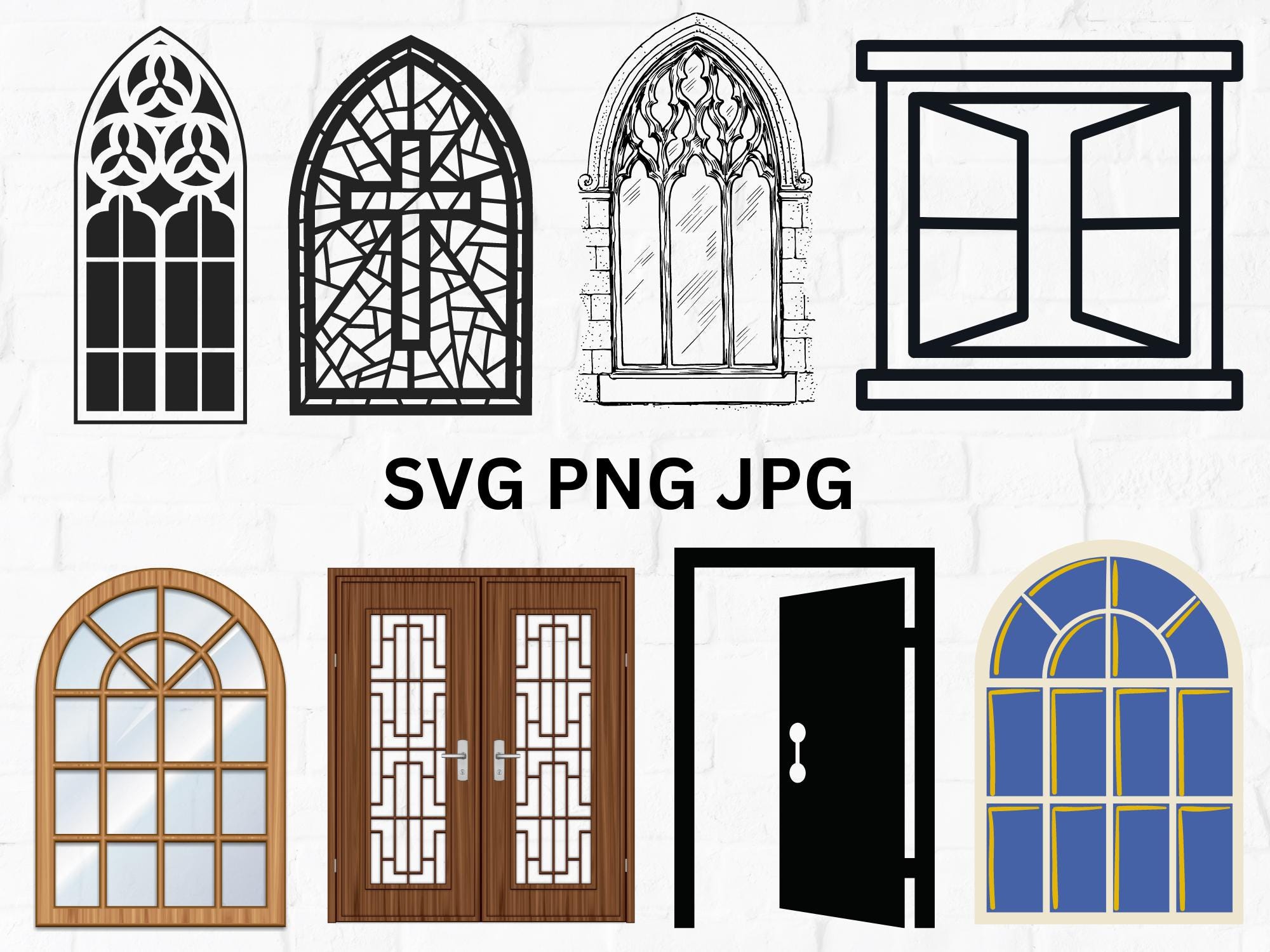 Windows SVG, Svg Files for Cricut, Window Svg, Window Cut Files ...