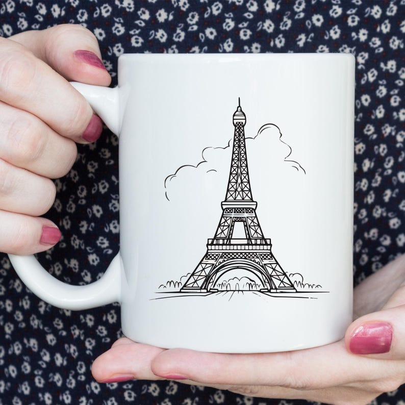 Eiffel Tower SVG Bundle, Eiffel Tower Png Bundle, Paris SVG, Landmark ...