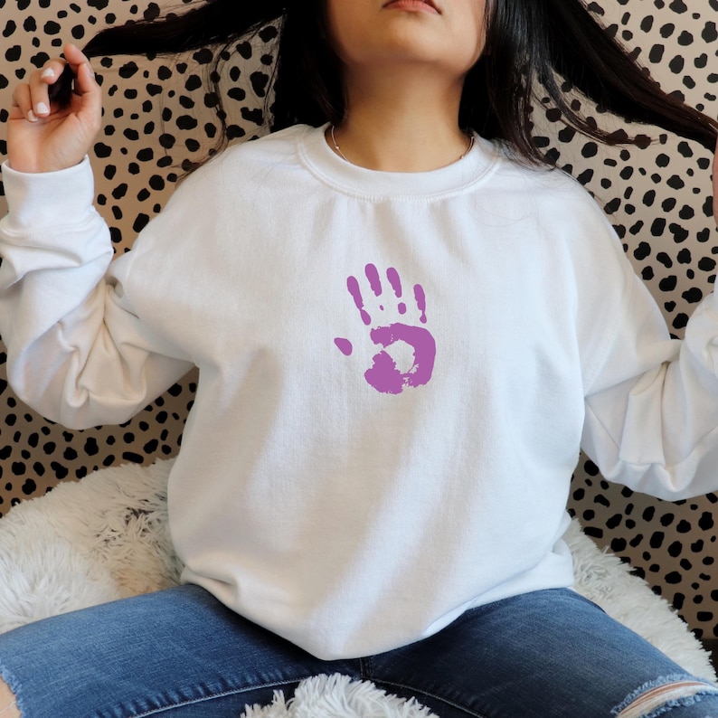 Hand Print SVG Bundle, Handprint Clipart, Painted Hand Svg, Palm Print ...
