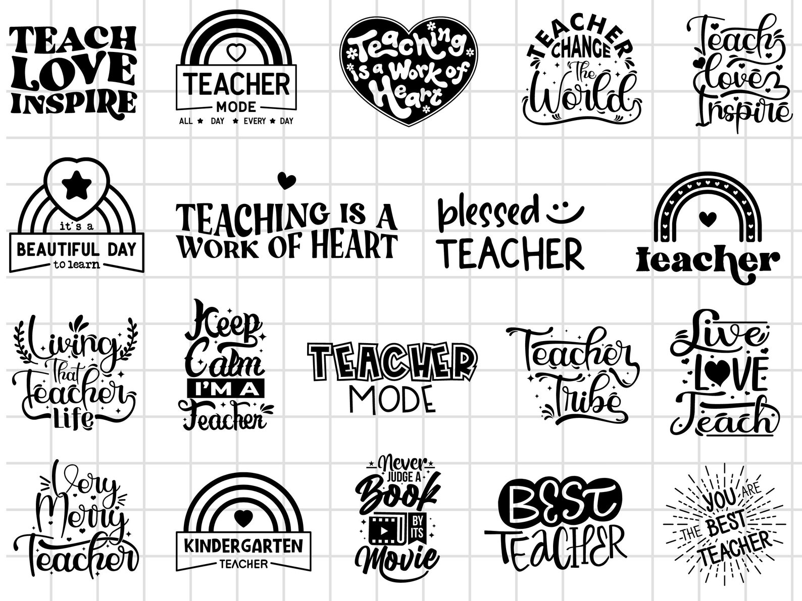 Teacher Svg Bundle, Teacher Quote Svg, Teacher Svg, School Svg, Teacher ...