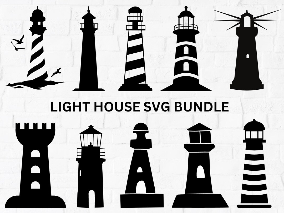 Lighthouse SVG, Ocean Svg, Lighthouse Cricut, Sea Clipart, Lighthouse ...