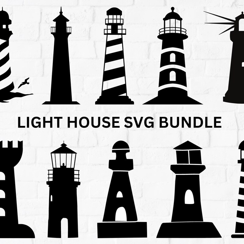 Lighthouse Svg - Etsy