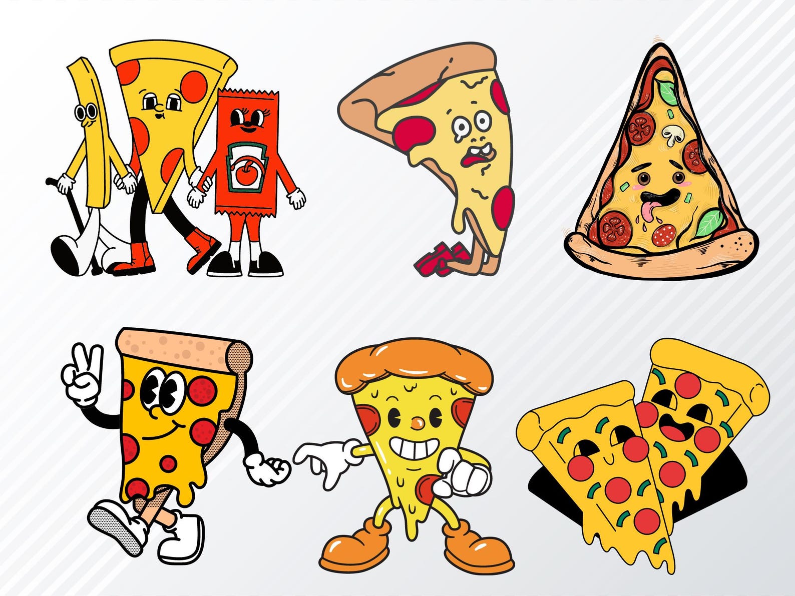 Pizza Slice Svg, Pizza Svg Bundle, Pizza Clipart, Pizza Silhouette ...