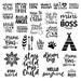 German Baby Svg Bundle, Baby Clipart for Cricut, Baby Quotes Silhouette ...