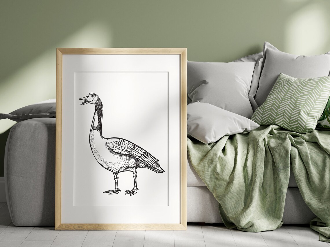 Goose SVG Cut File, Flying Geese SVG, Goose Silhouette, Goose Svg ...