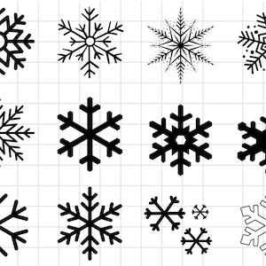 Snowflake Svg Bundle,flake Winter Svg, Christmas Svg, Winter Svg ...