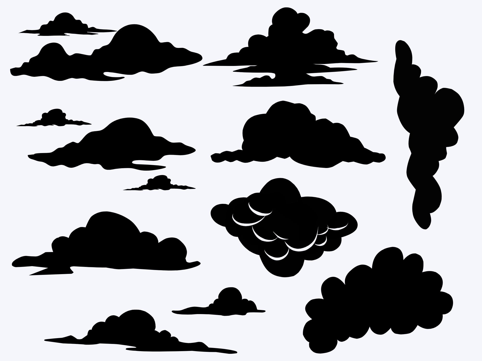 Cloud Svg Bundle, Clouds Svg, Clouds Clipart, Sky Svg, Cloud Svg Files ...