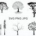 Tree SVG Bundle, Tree Silhouette Svg, Tree SVG, Trees Svg,forest Svg ...