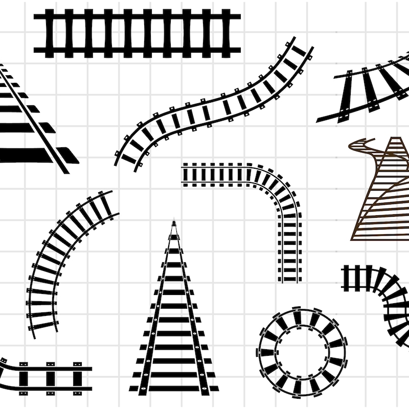 Train Track Number - Etsy