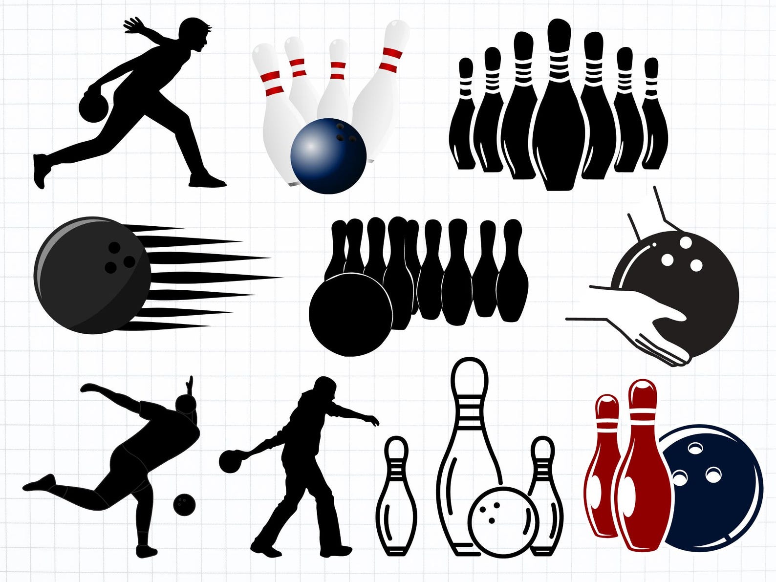 Bowling SVG Bundle, Bowling Svg, Bowling Split Monogram Svg, Bowling ...