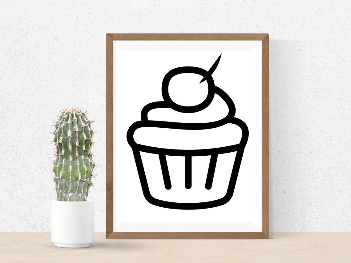 Cupcake SVG, Cake Cut File, Cupcake Bundle Svg, Birthday Cupcake SVG ...