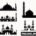 Mosque SVG, Mosque PNG, Mosque Clipart, Mosque Cut File, Islamic Png ...
