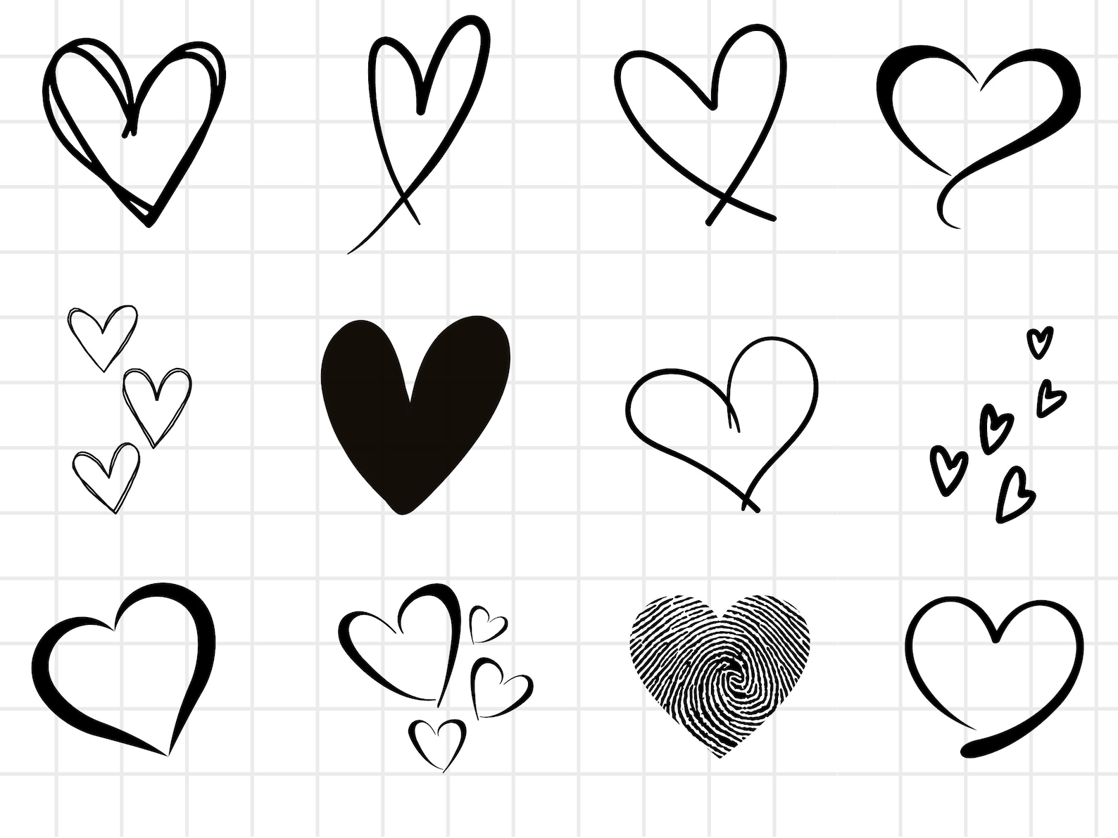 Heart Svg Bundle , Hearts Svg, Love Svg, Valentine Days Svg, Cute Heart ...