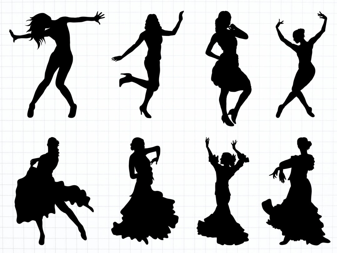 Dance SVG Cut File for Cricut, Dancers Svg, Dancer Silhouettes Svg ...
