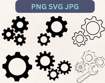 Gears SVG Bundle - Etsy