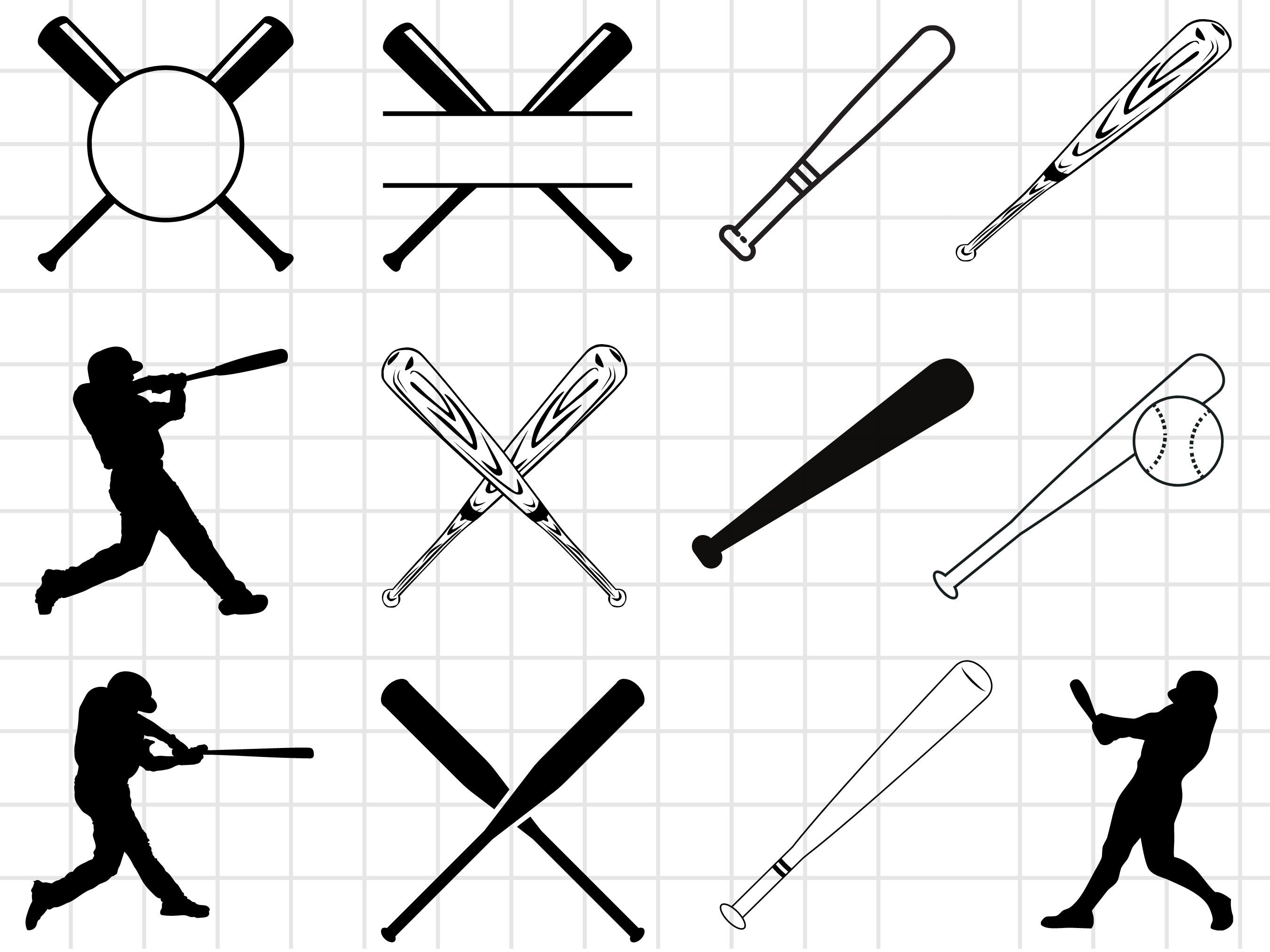 Baseball SVG Bundle by Oxee, Baseball Bat SVG, Baseball Ball SVG ...