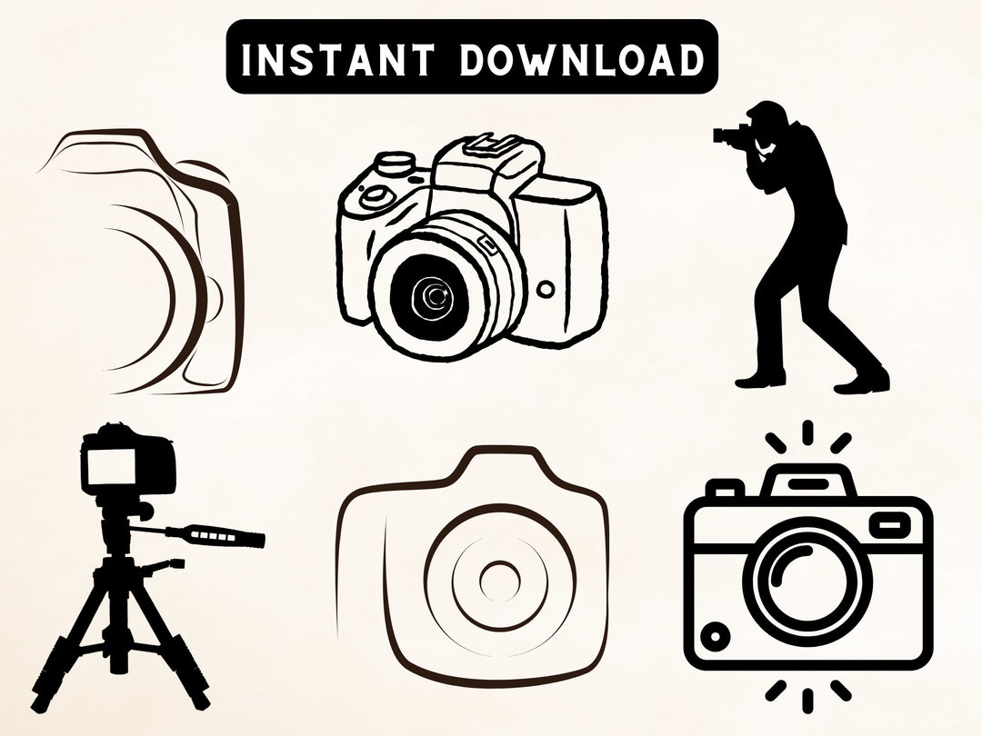 Camera SVG, Camera Cricut, Photography Svg, Camera Vector, Photo Taking ...