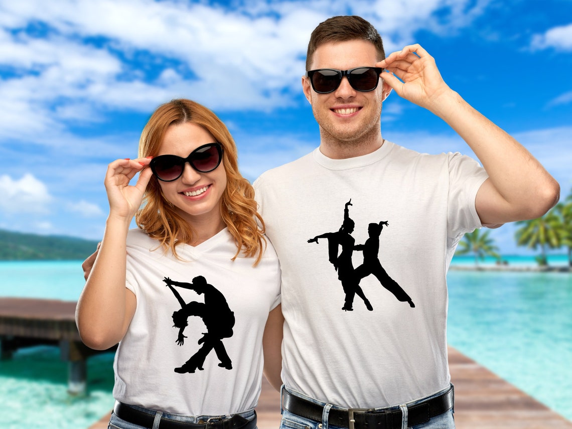Dancing Couple Svg Bundle, Couple Cut File, Couple Silhouettes, Dance ...